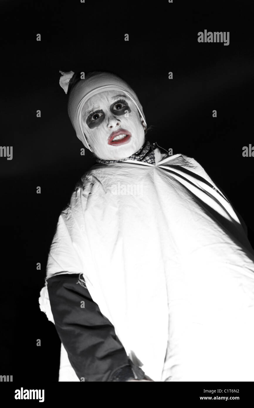 boy dressed as ghost Stock Photo - Alamy