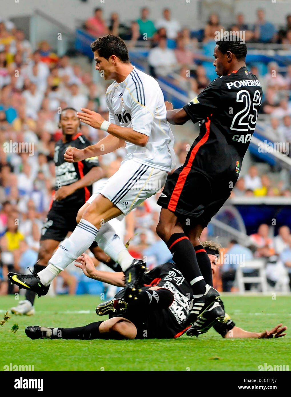Cristiano Ronaldo in action for Real Madrid The Peace Cup 2009: Real ...