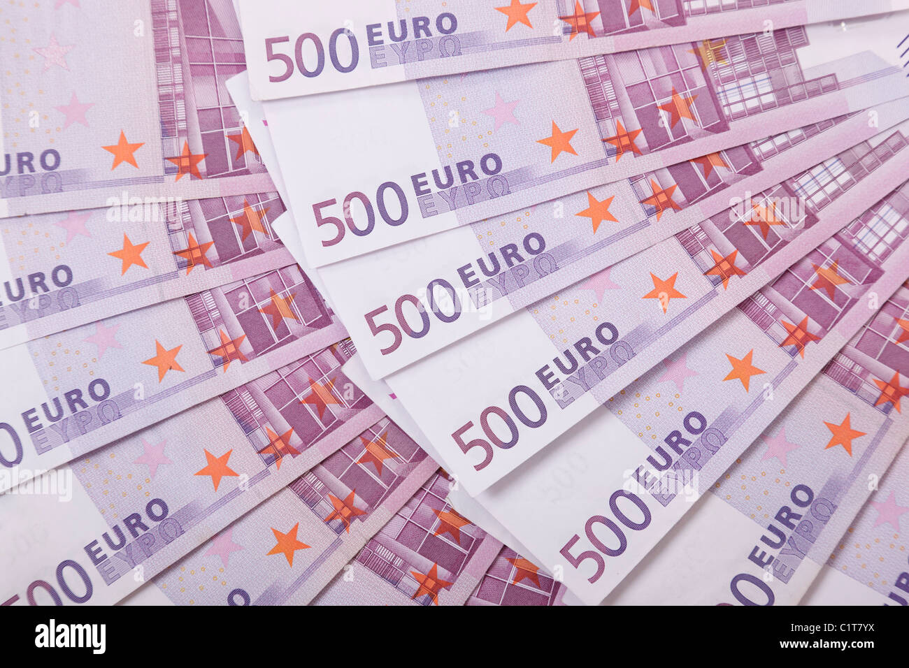 500 Euro bank notes Stock Photo - Alamy