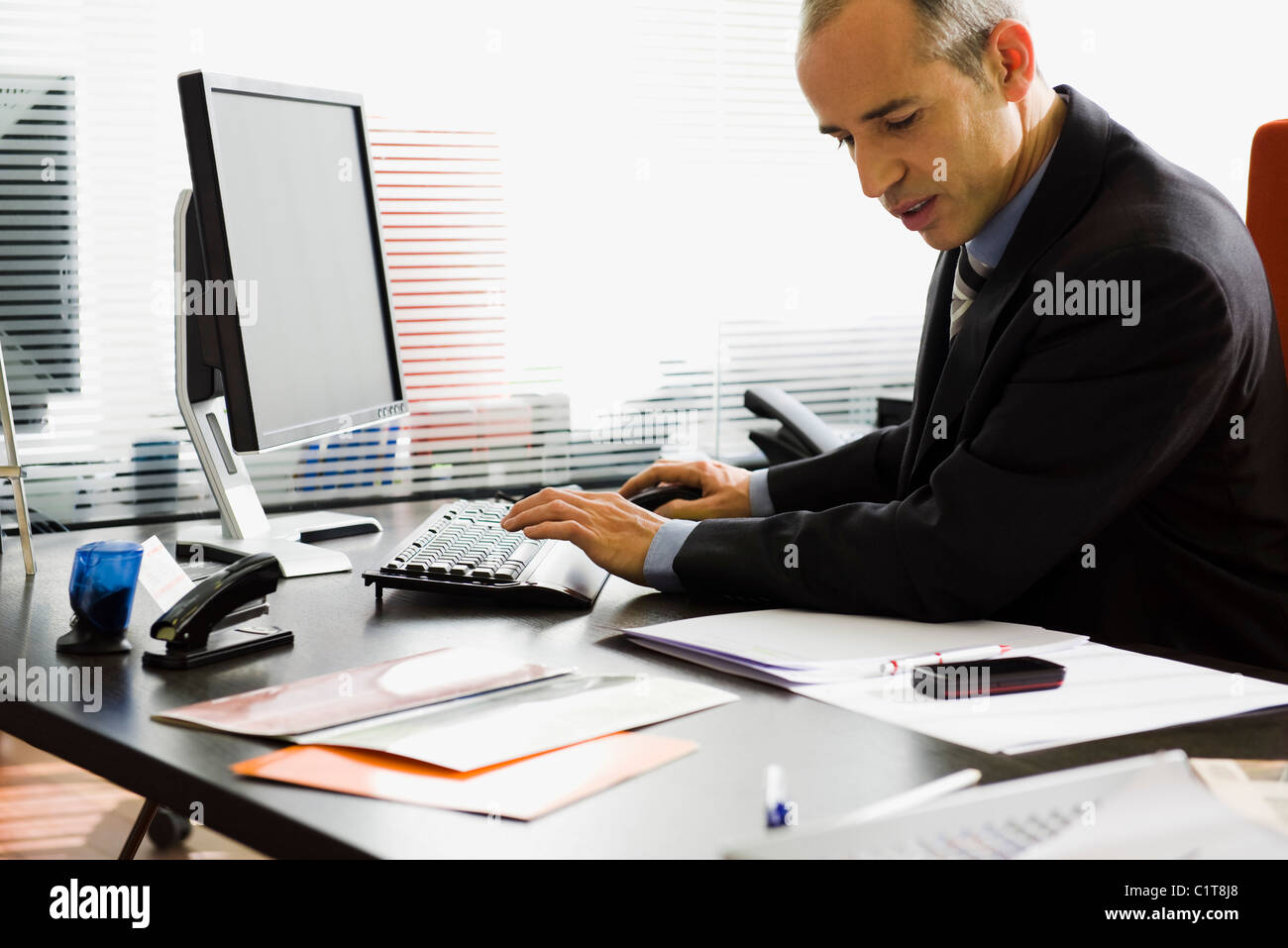 Working desktop hi-res stock photography and images - Alamy
