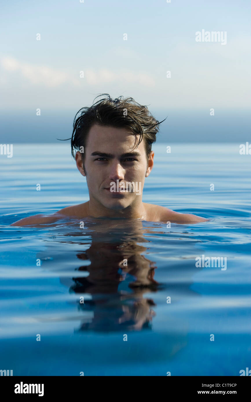 Man swimming, portrait Stock Photo - Alamy