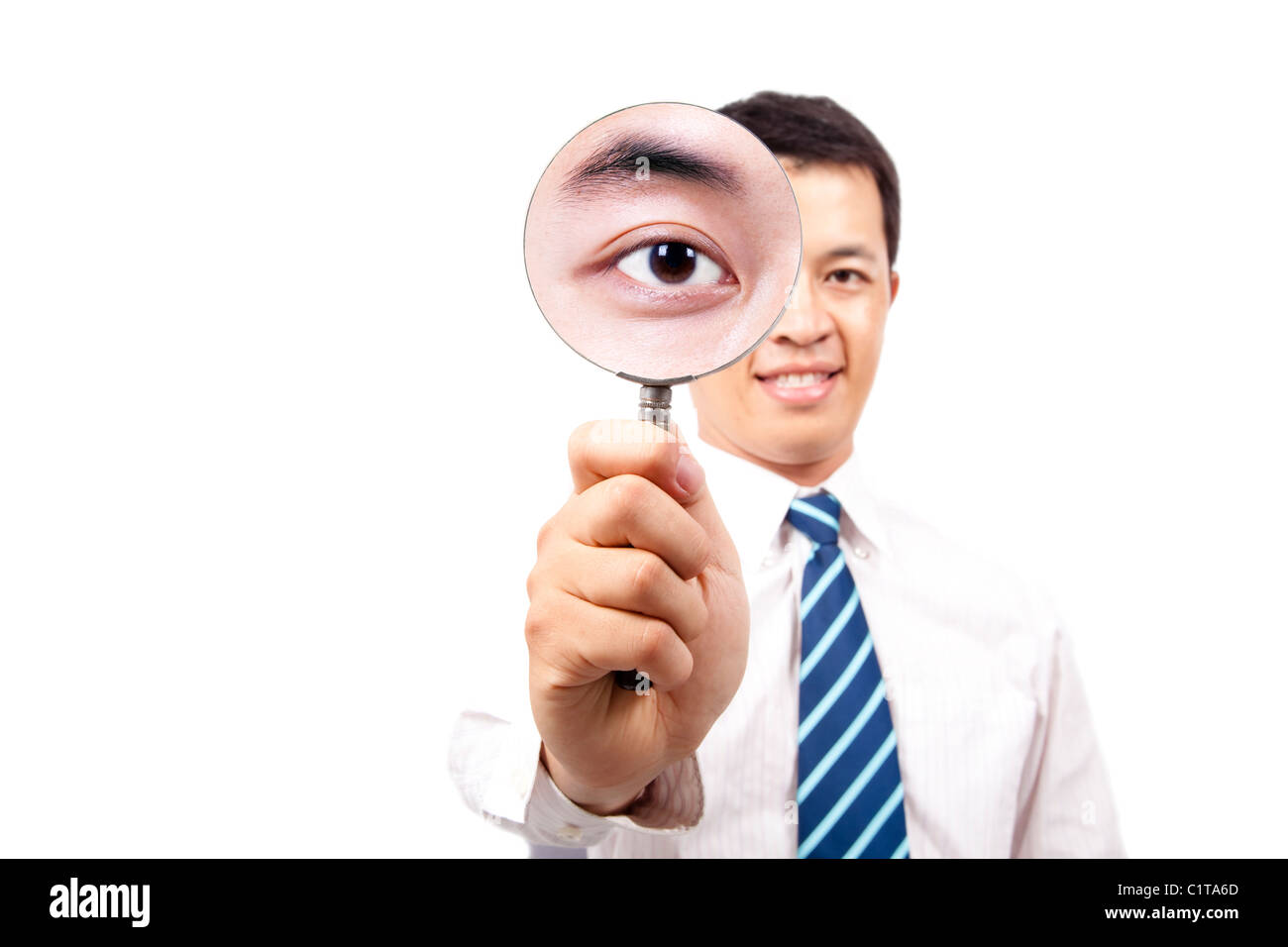 Solution magnifier hi-res stock photography and images - Alamy