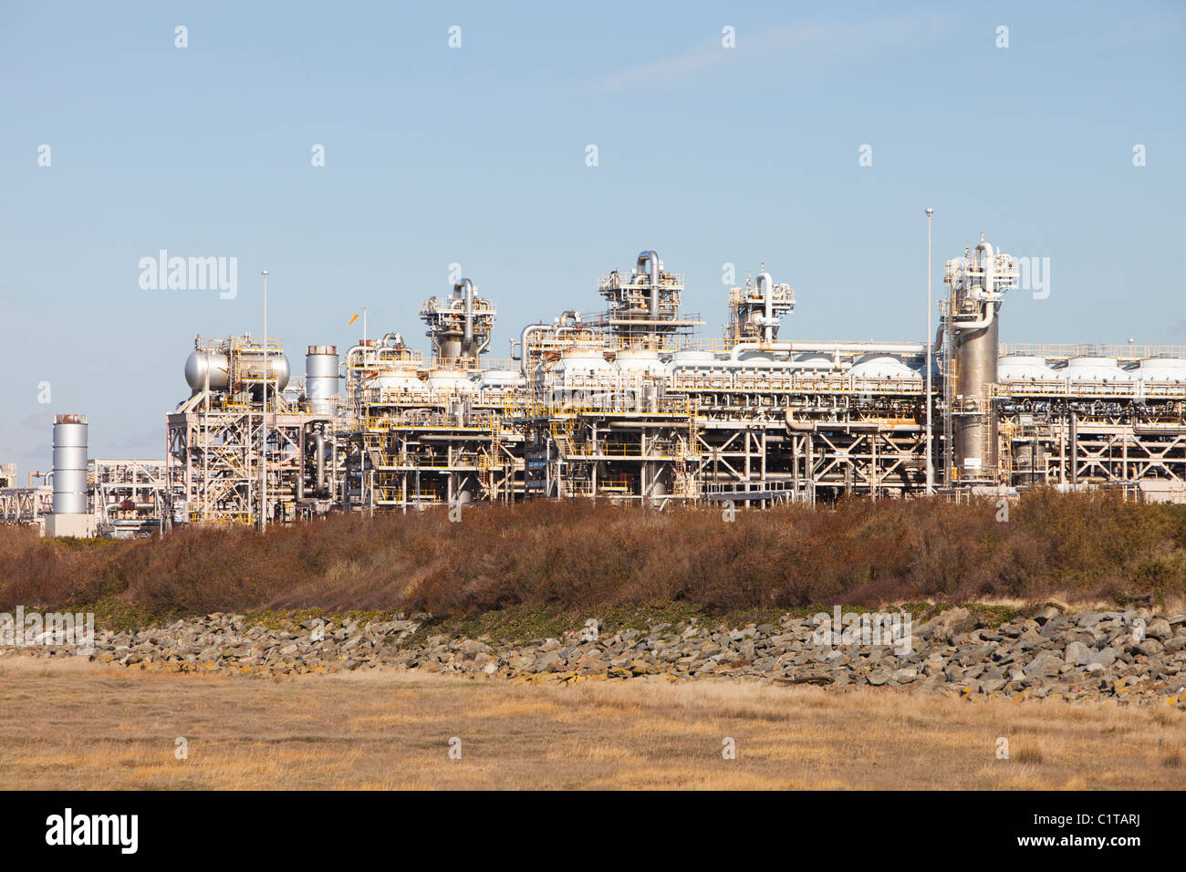 A gas terminal at Barrow in Furness, Cumbria, UK, that processes ...