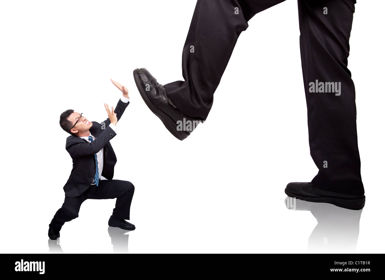 Strong and weak men hi-res stock photography and images - Alamy