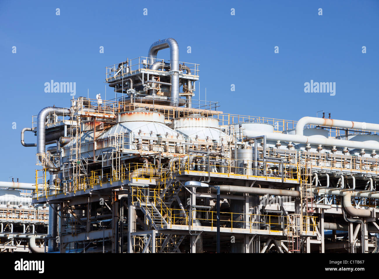 A gas terminal at Barrow in Furness, Cumbria, UK, that processes ...