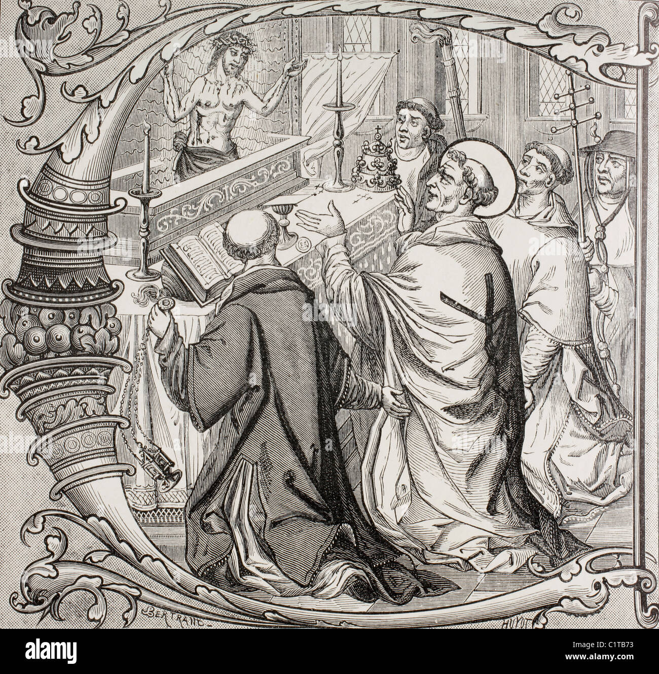 The Mass of Saint Gregory the Great and the apparition of Jesus Christ as The Man of Sorrows ...