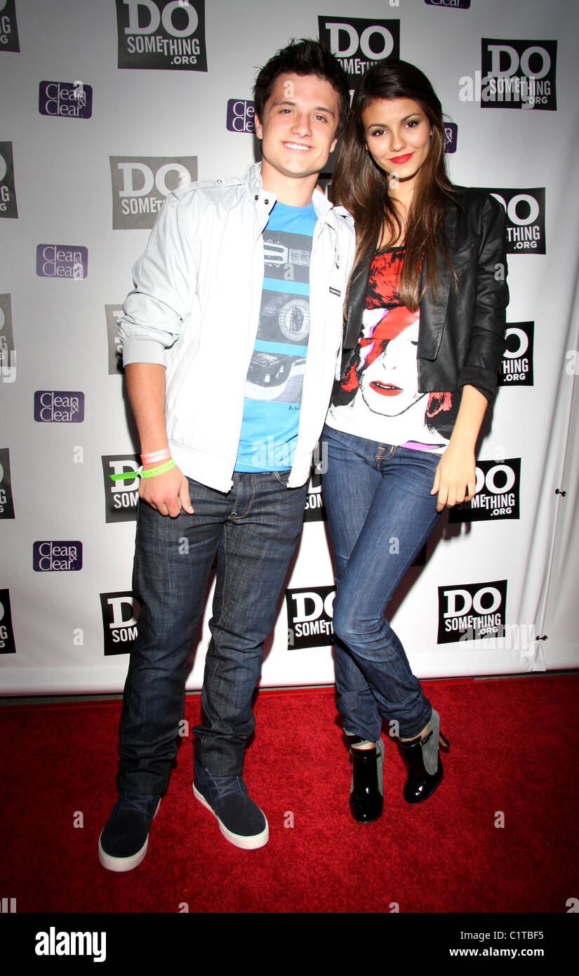 Victoria Justice And Josh Hutcherson Kiss