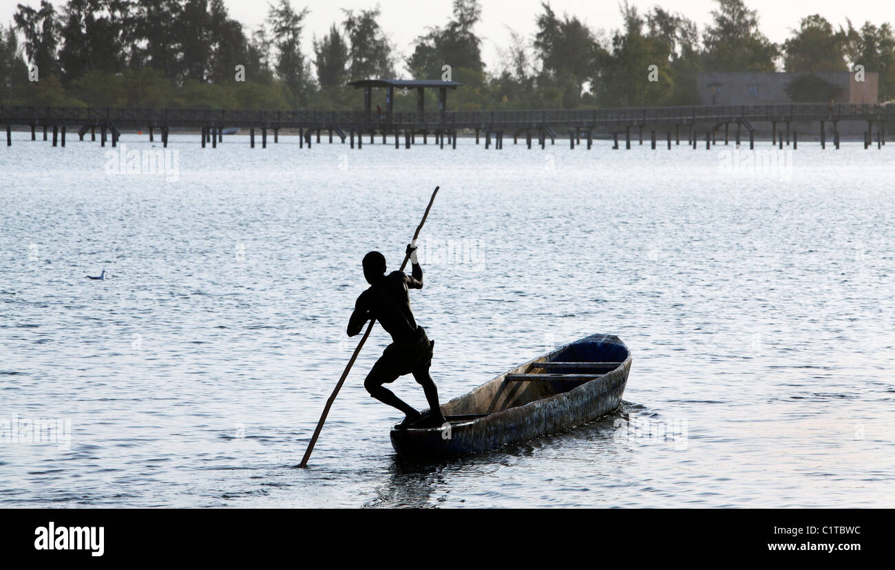 Pirogue boat hi-res stock photography and images - Alamy