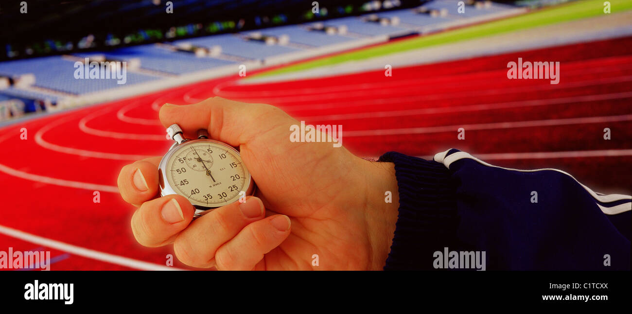 Olympics running finish line hi-res stock photography and images - Alamy