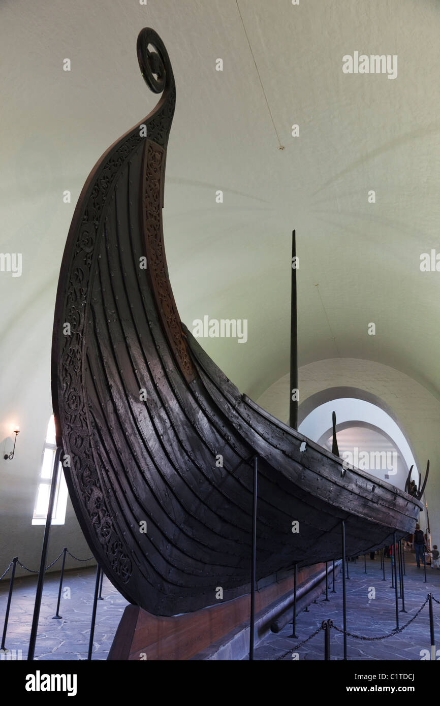Viking ship in Viking museum in Oslo Stock Photo - Alamy