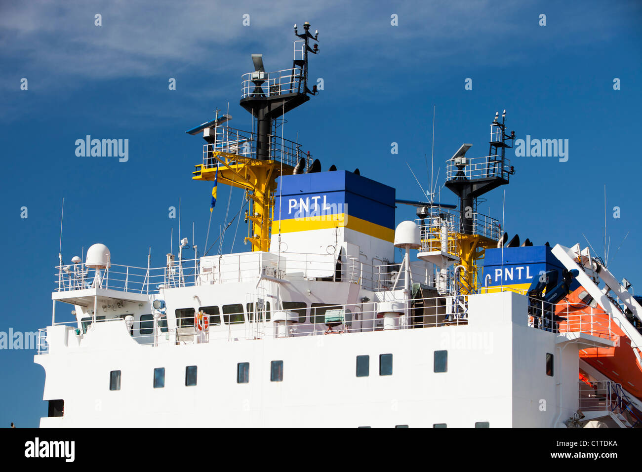 PNTL (Pacific Nuclear Transport Limited) nuclear transport ships at ...