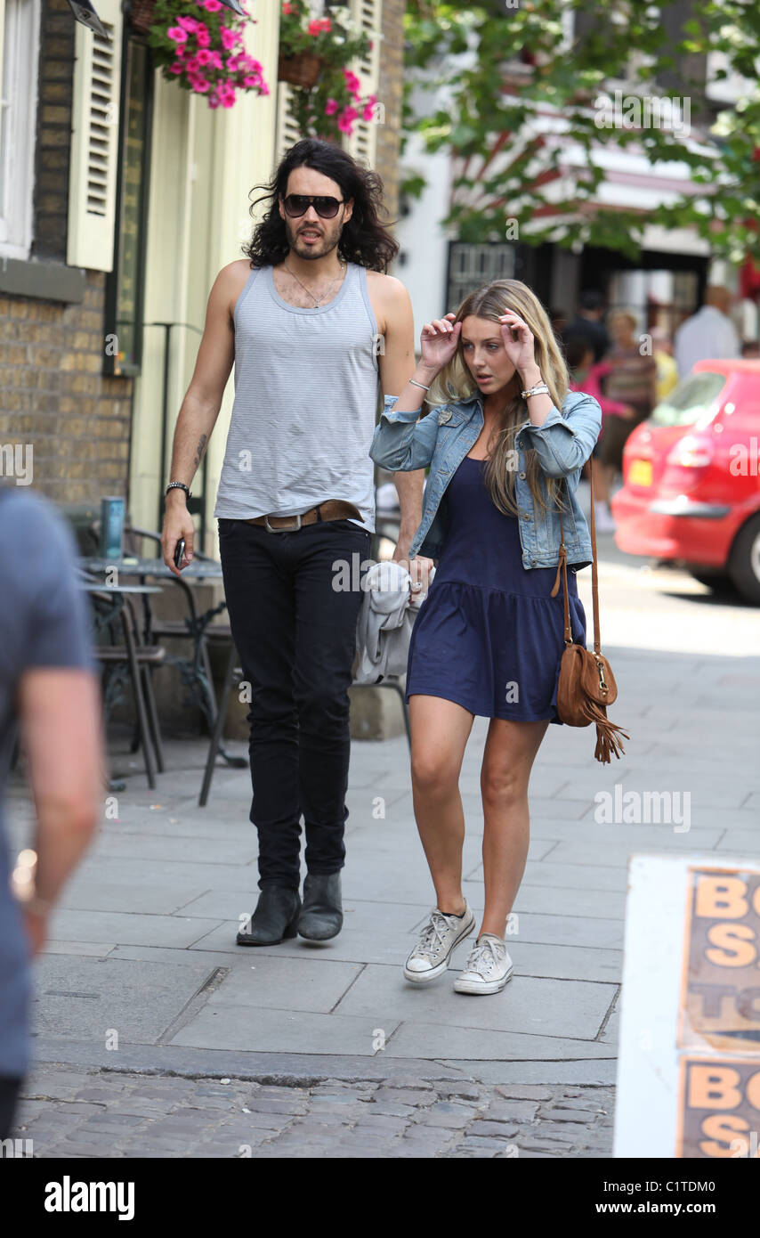 Russell Brand is spotted walking with Laura Gallacher, prompting ...