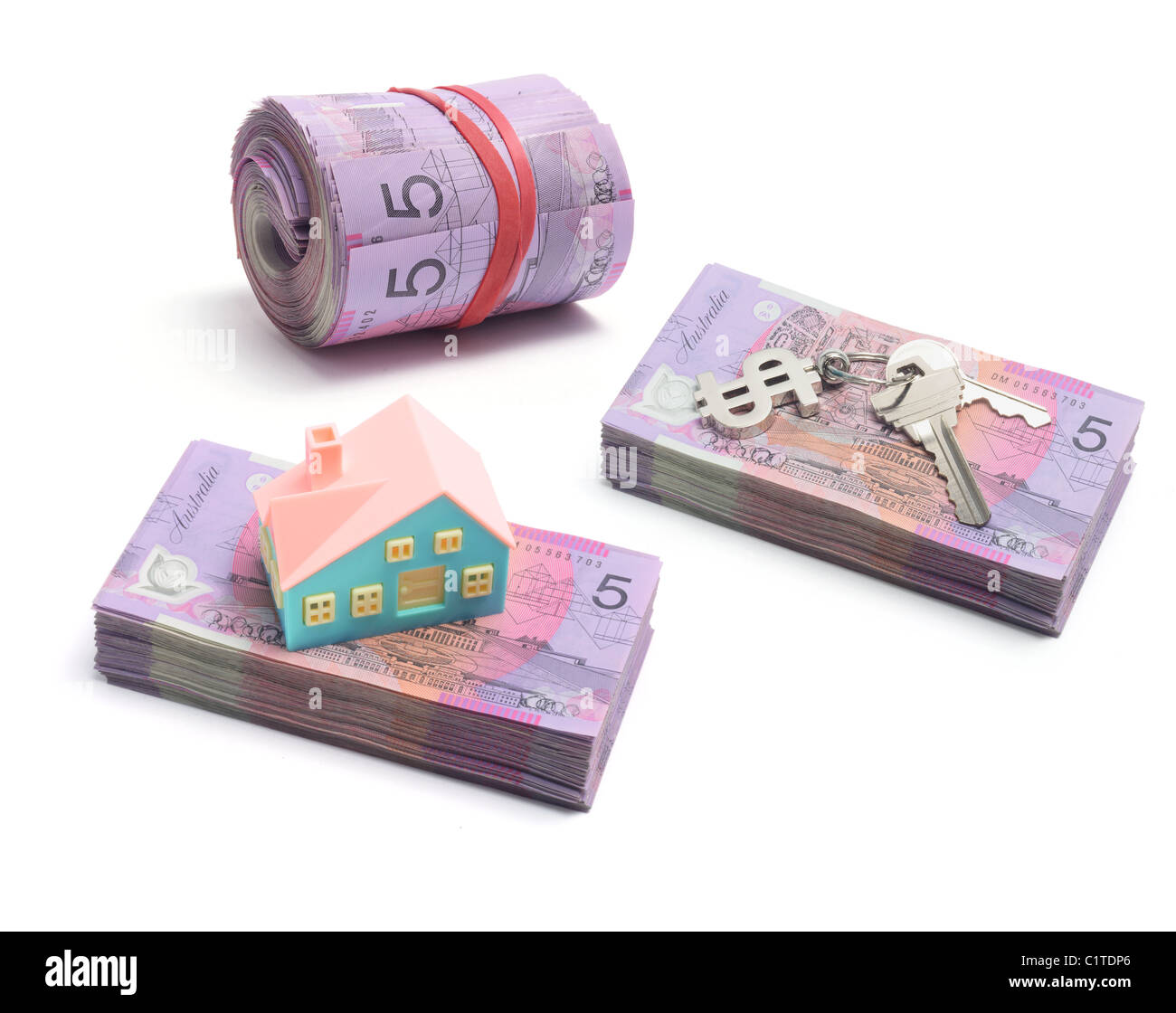 Stacks of Banknotes Stock Photo - Alamy