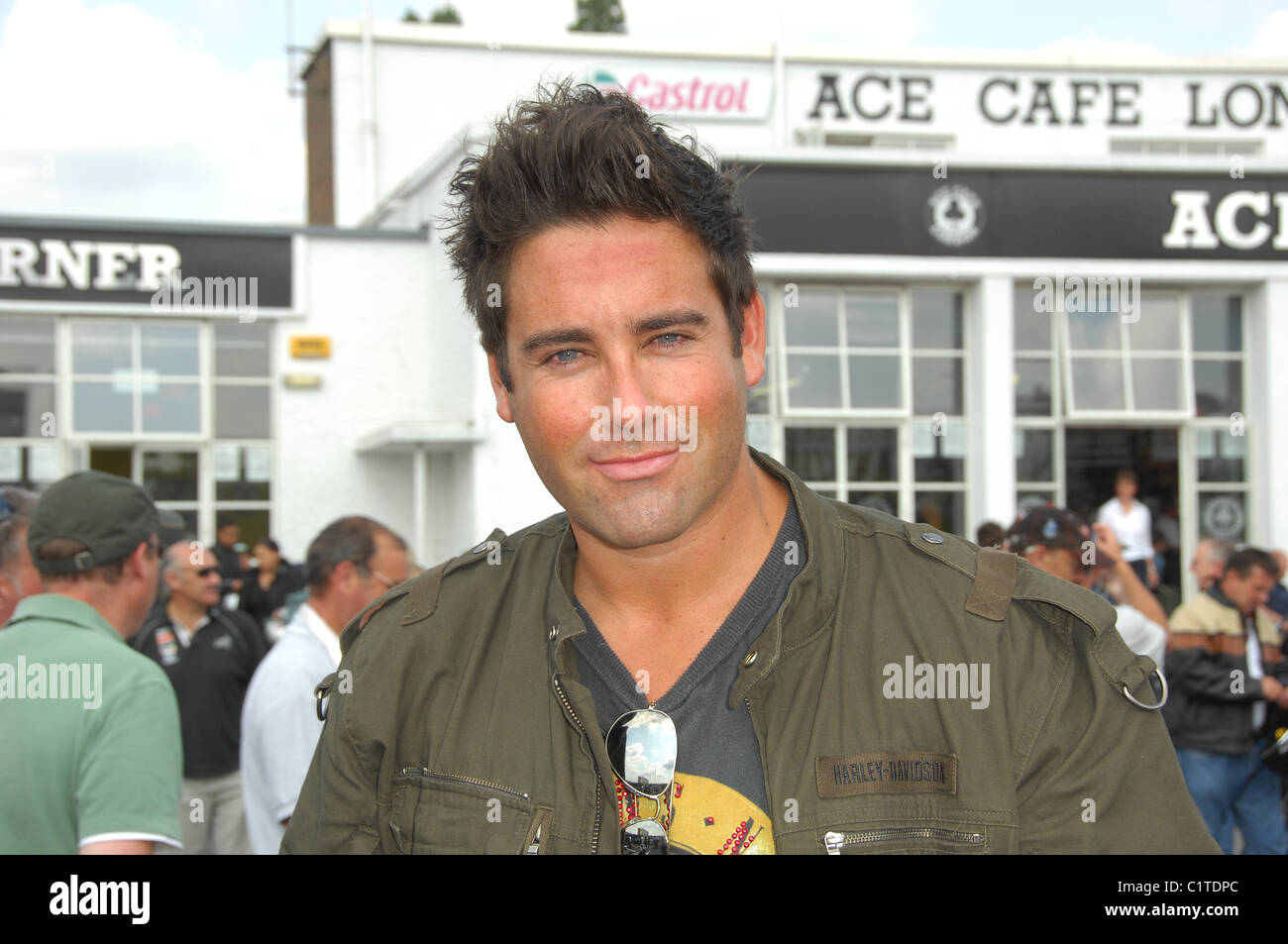 Giles Vickers Jones Harley Davidson celebrity bike ride London, England ...