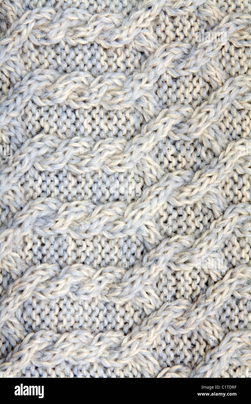 Knitted background from woolly threads with pattern Stock Photo - Alamy