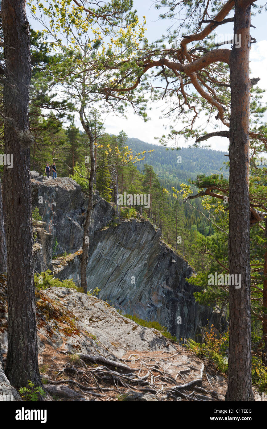 raven canyon (Ravnejuvet Stock Photo - Alamy
