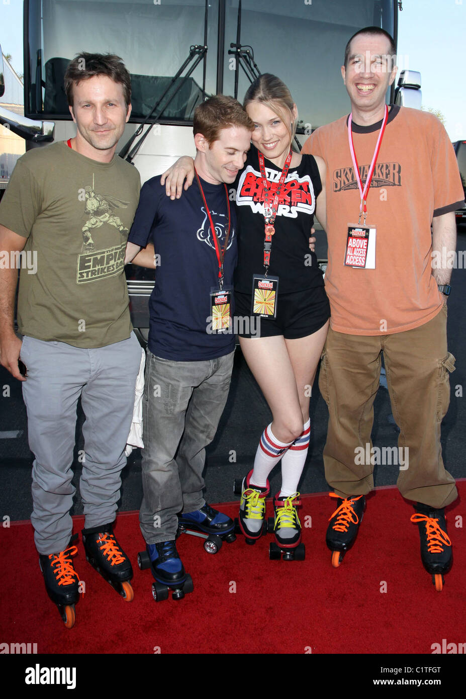 Breckin Meyer, Seth Green, Clare Grant and Matt Senreich Adult Swim ...
