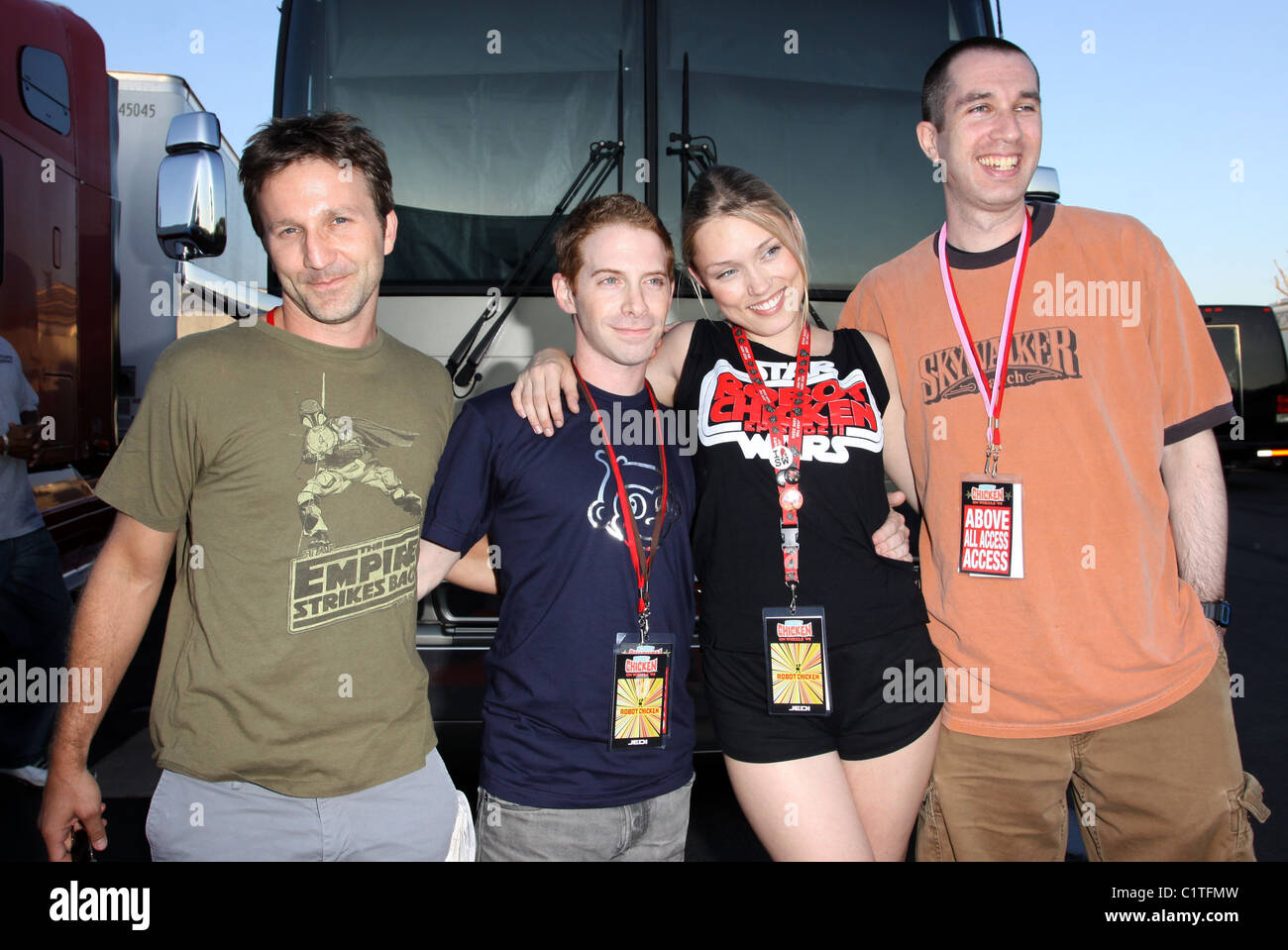 Breckin Meyer, Seth Green, Clare Grant and Matt Senreich Adult Swim ...