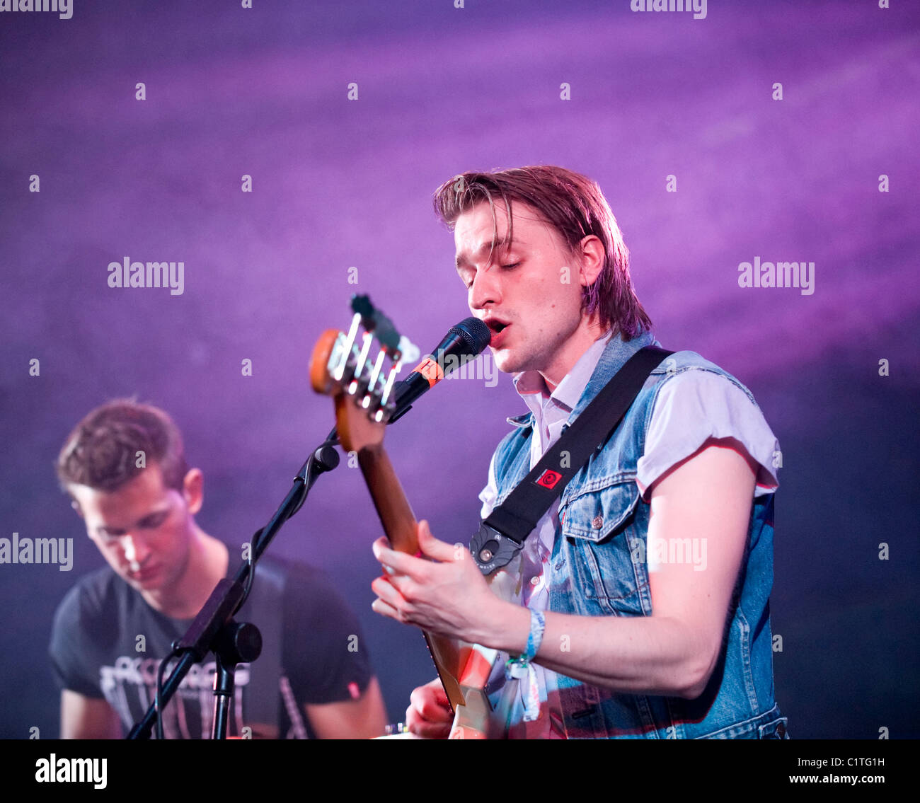 Wild Beasts performing live at Field Day in Victoria Park London ...