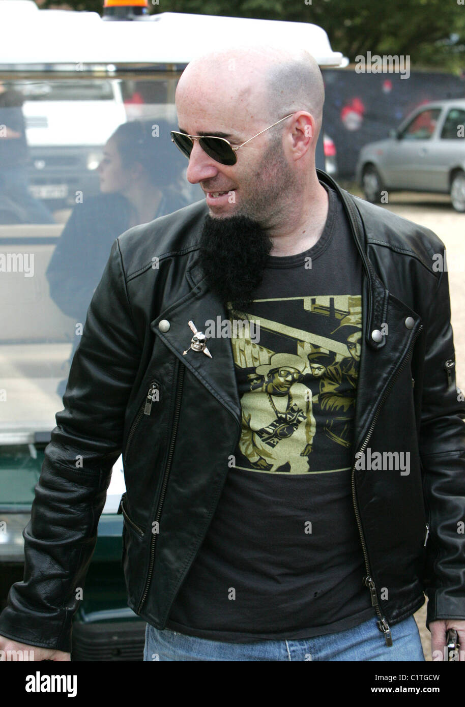 Scott Ian arriving to see Alice in Chains perform at Sonisphere ...