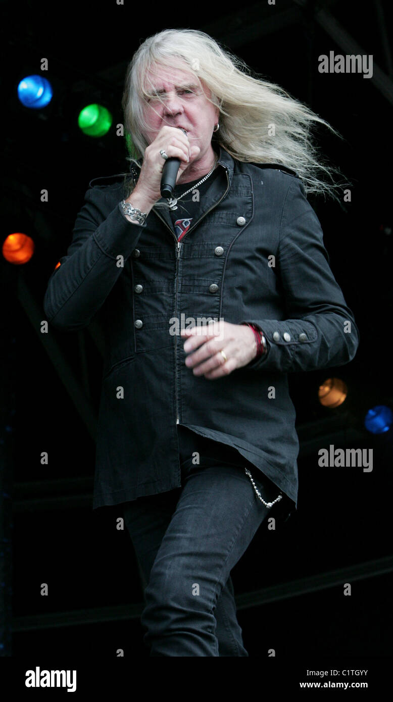 Biff Byford Saxon performing live at Sonisphere Festival 2009 - Day Two ...