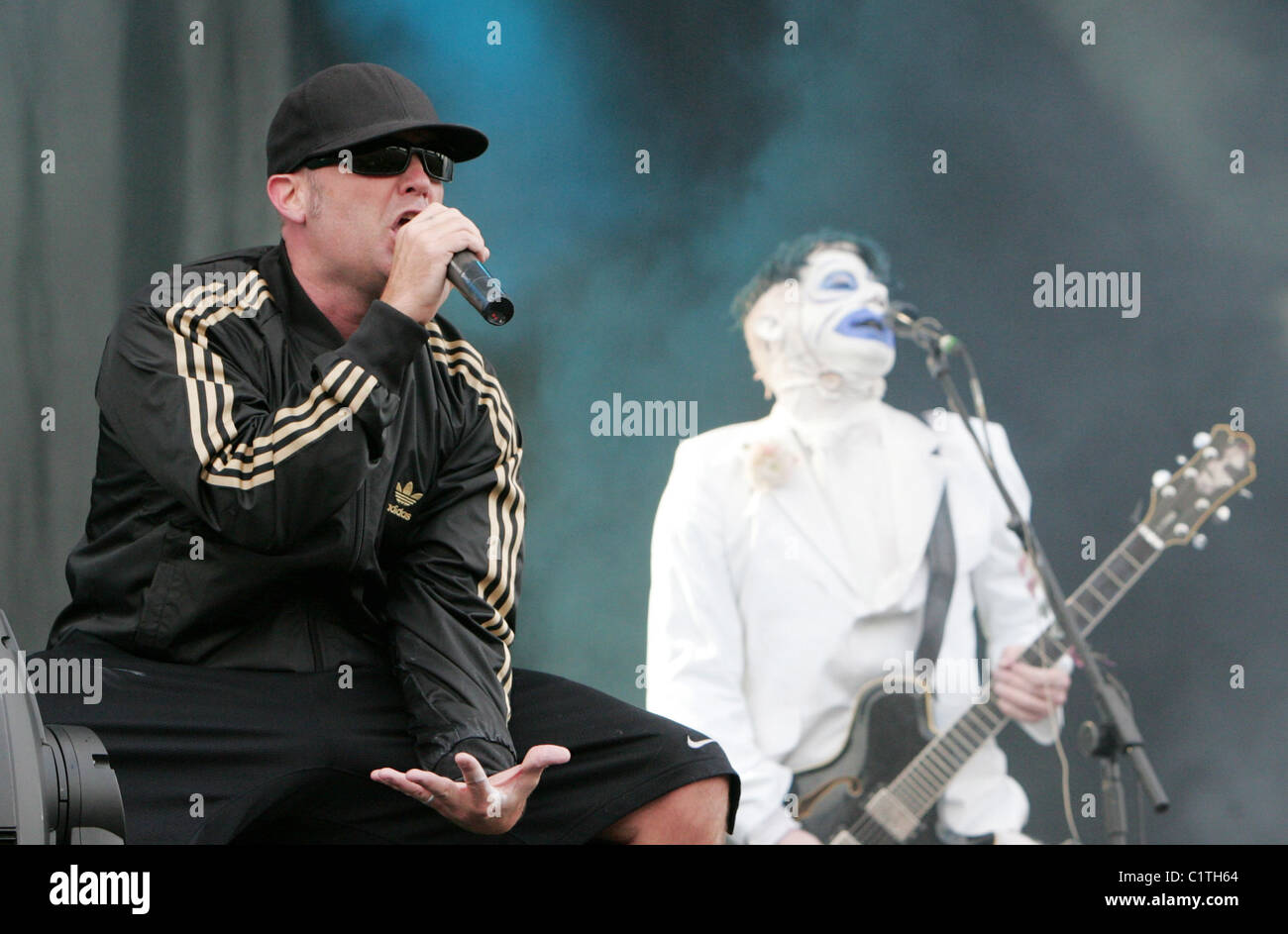 Fred Durst Limp Bizkit performing live at Sonisphere Festival 2009 ...