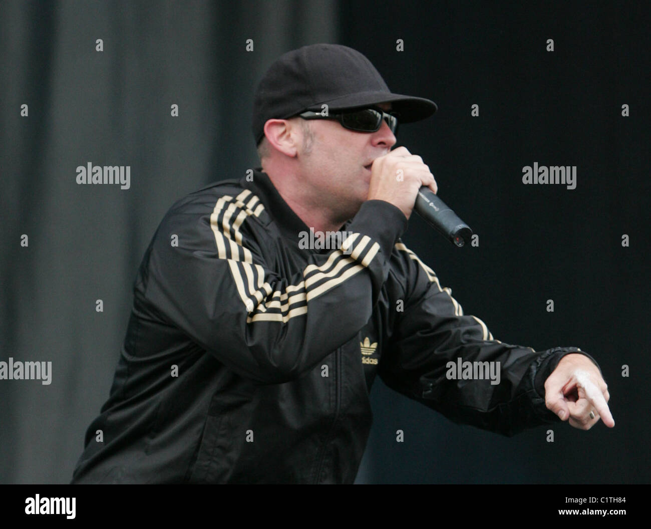 Fred Durst Limp Bizkit performing live at Sonisphere Festival 2009 ...