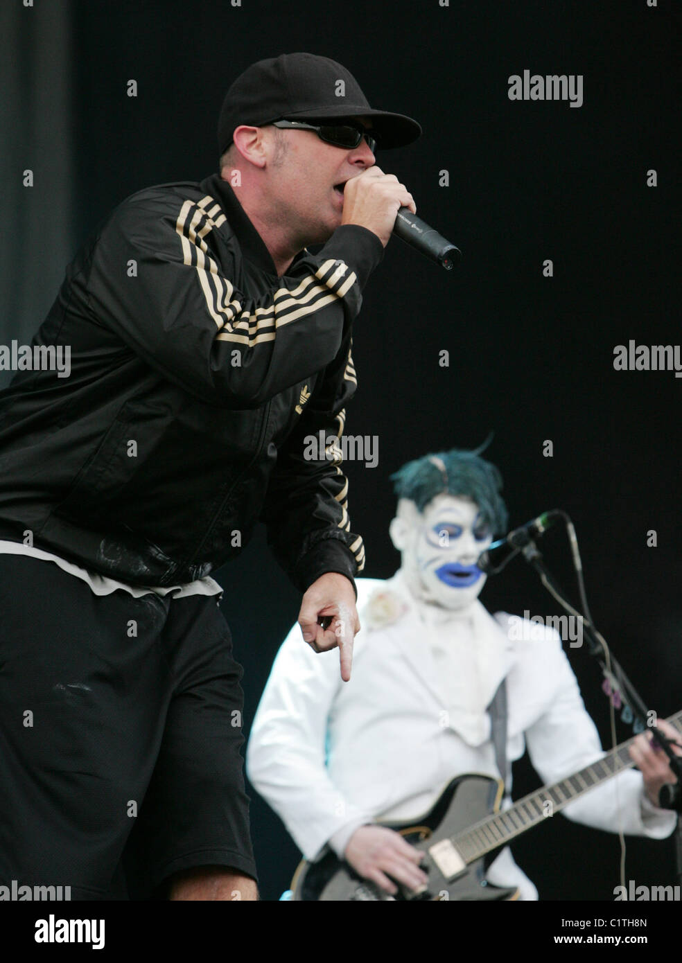 Fred Durst Limp Bizkit performing live at Sonisphere Festival 2009 ...