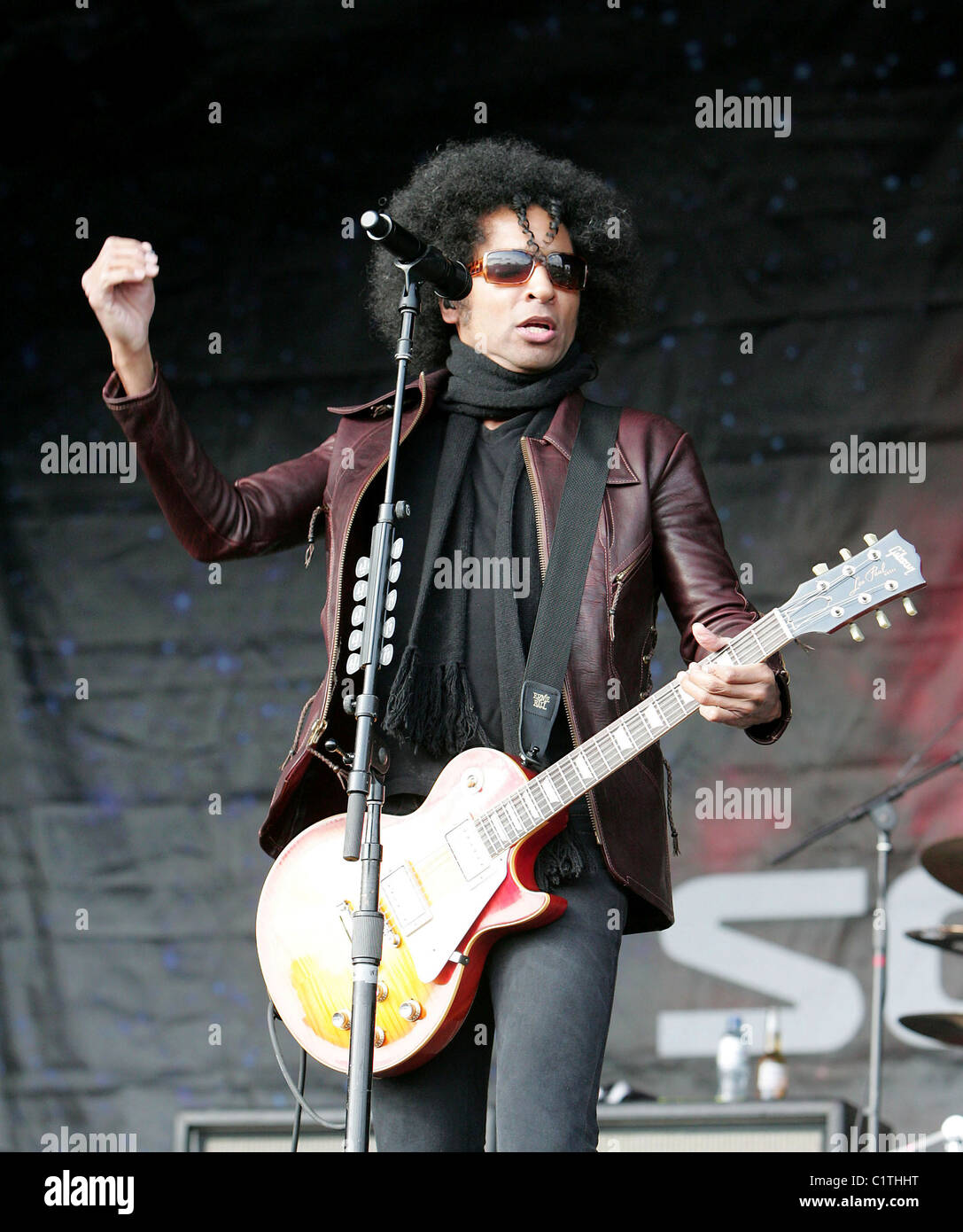 William DuVall, of Alice In Chains performing live at Sonisphere ...