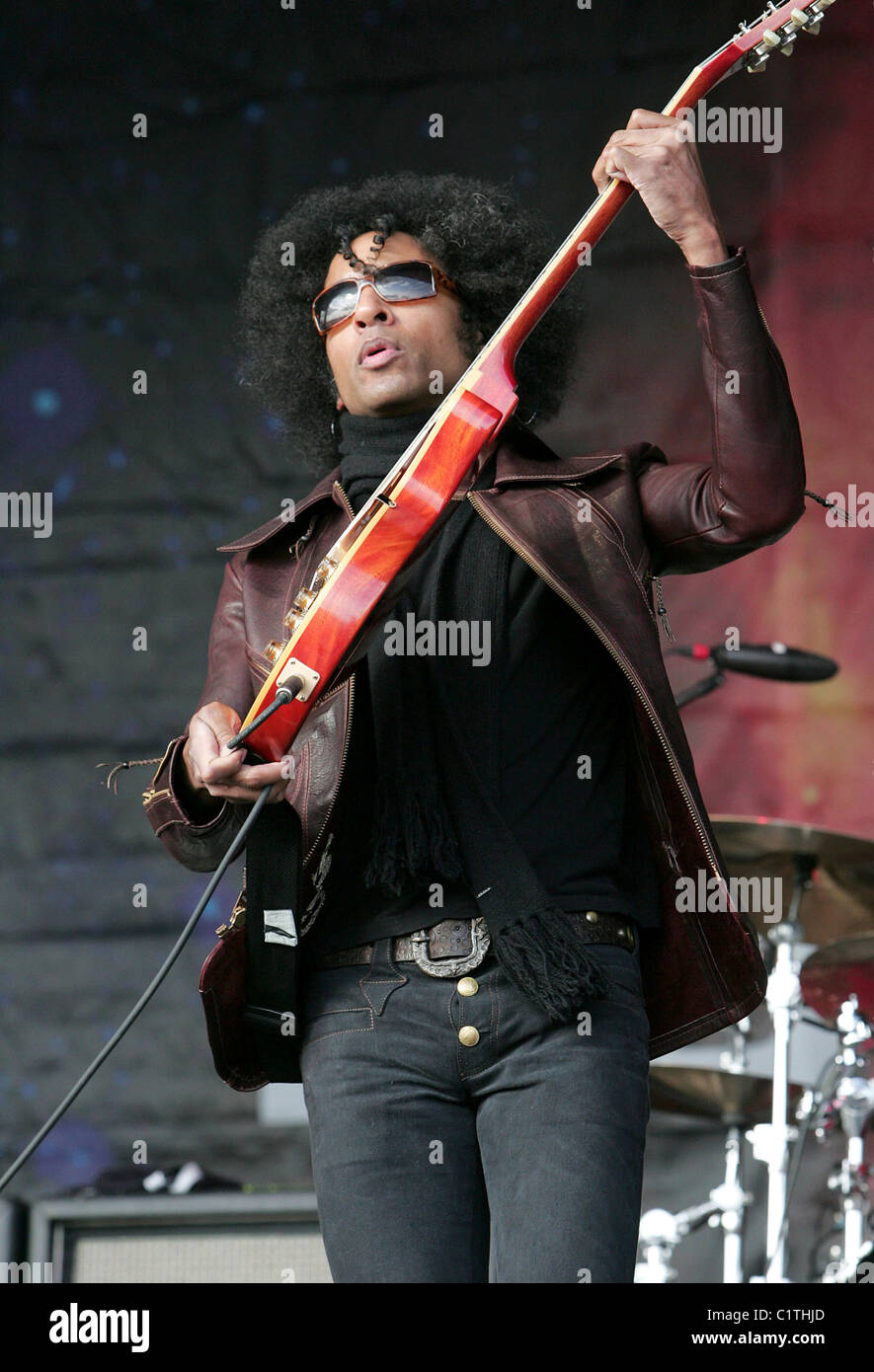 William DuVall, of Alice In Chains performing live at Sonisphere ...