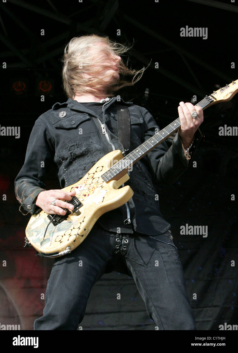 Jerry Cantrell , of Alice In Chains performing live at Sonisphere ...