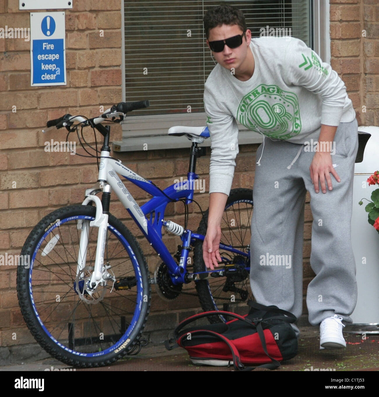 Adam Thomas The cast of 'Emmerdale' outside the Yorkshire Television ...