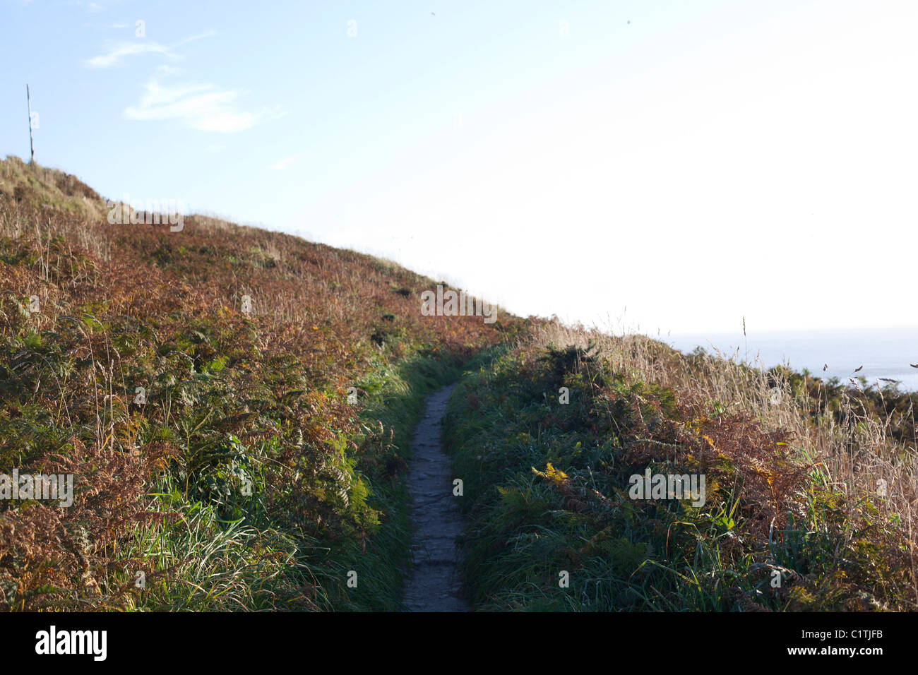Cliff top walk map hi-res stock photography and images - Alamy