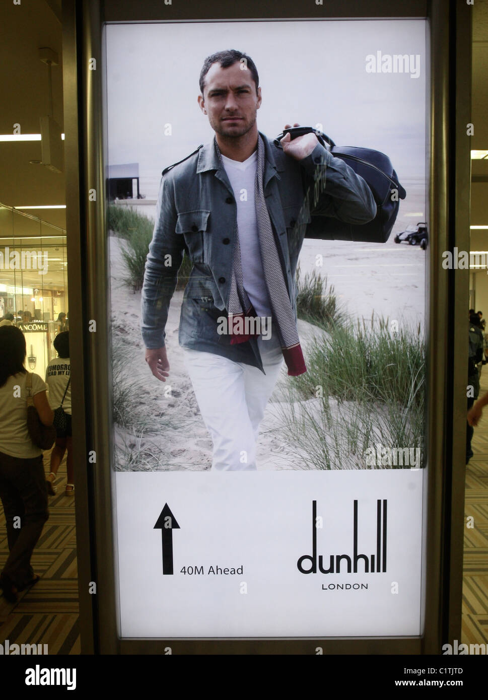 Jude Law features in an advertisement for Dunhill Tokyo, Japan - 09.08. ...