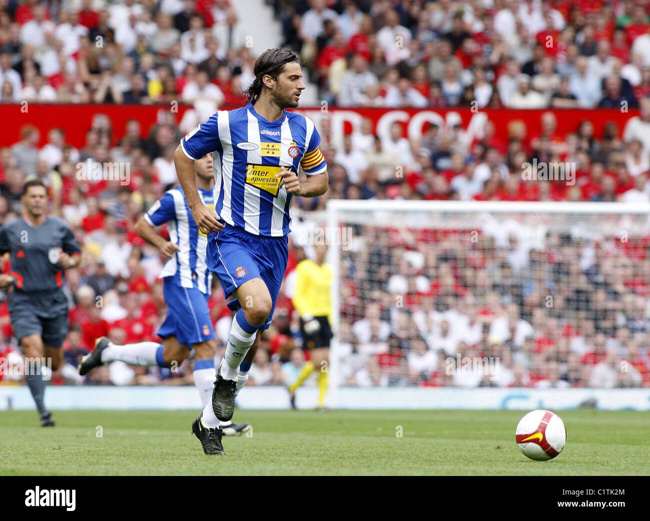 Dani Jarque during a match for his team RCD Espanyol. Jarque died ...