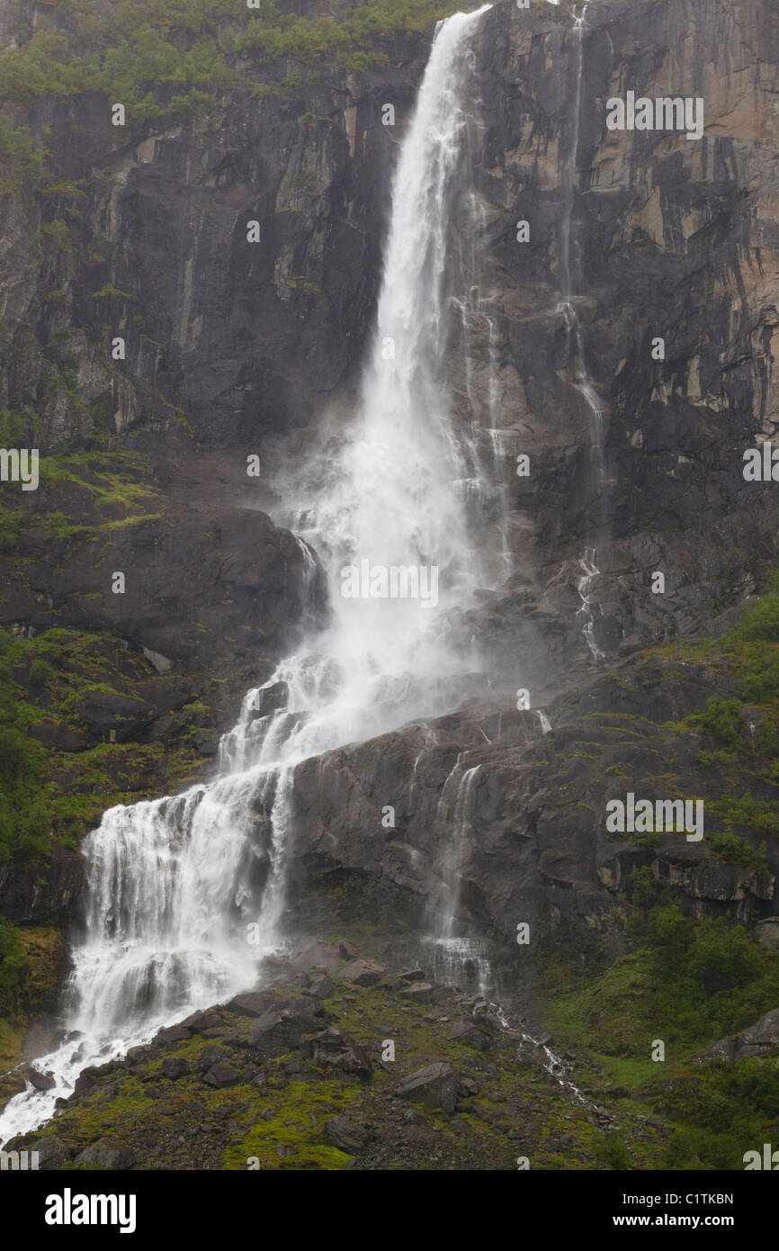 Briksdalsbreen waterfall hi-res stock photography and images - Alamy