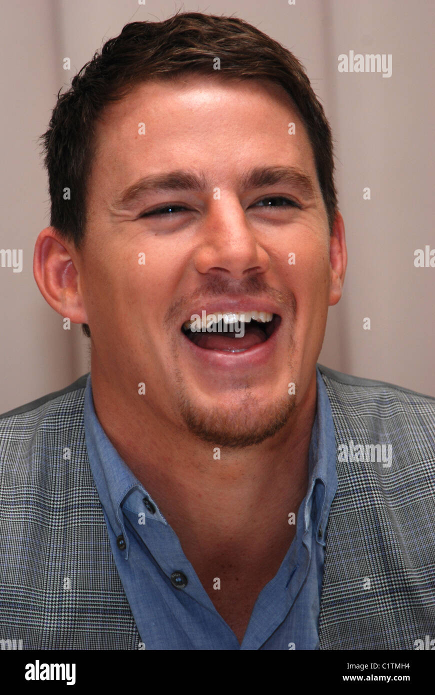 Channing Tatum 'G.I. Joe: The Rise of Cobra' press conference held at ...