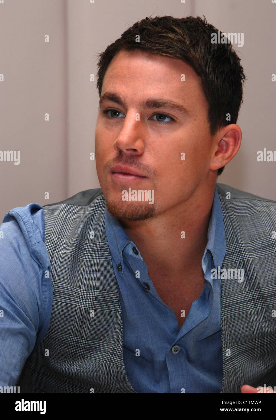 Channing Tatum 'G.I. Joe: The Rise of Cobra' press conference held at ...