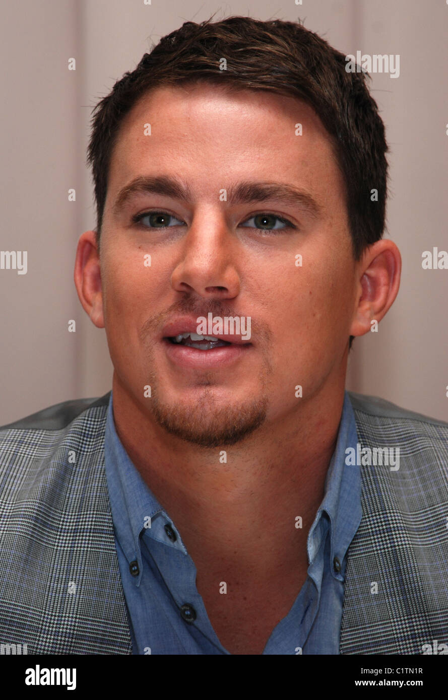 Channing Tatum 'G.I. Joe: The Rise of Cobra' press conference held at ...