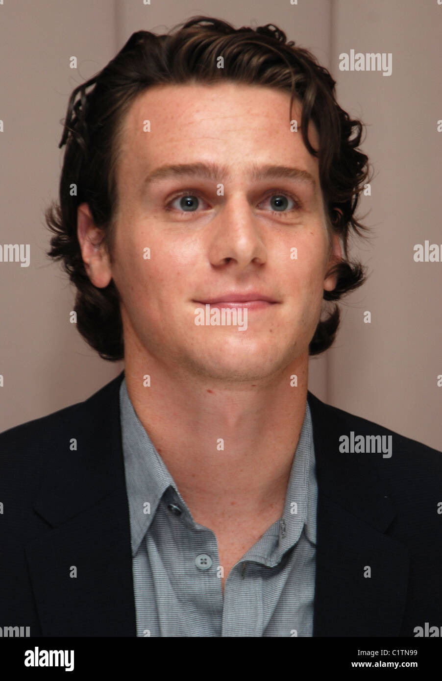 Jonathan Groff 'Taking Woodstock' press conference held at The Waldorf ...