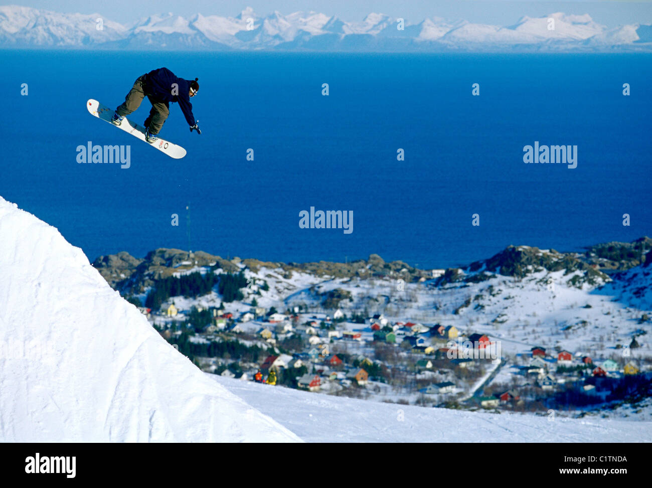 Leaping into the unknown hi-res stock photography and images - Alamy