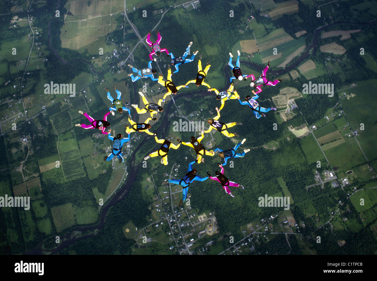 Group a aerial hi-res stock photography and images - Alamy