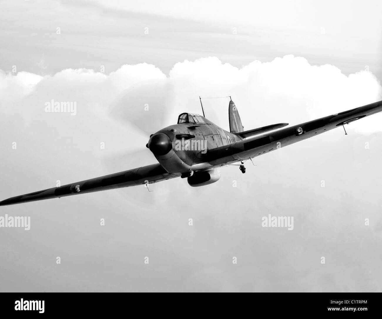 Hurricane in sky over Black and White Stock Photos & Images - Alamy