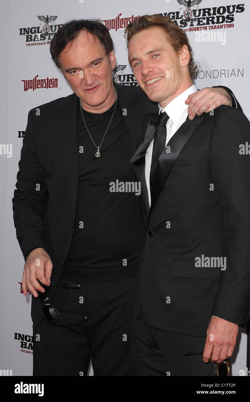 Quentin Tarantino and Michael Fassbender Los Angeles Premiere of ...