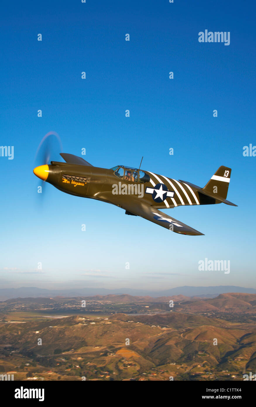 P 51 mustang wwii hi-res stock photography and images - Alamy