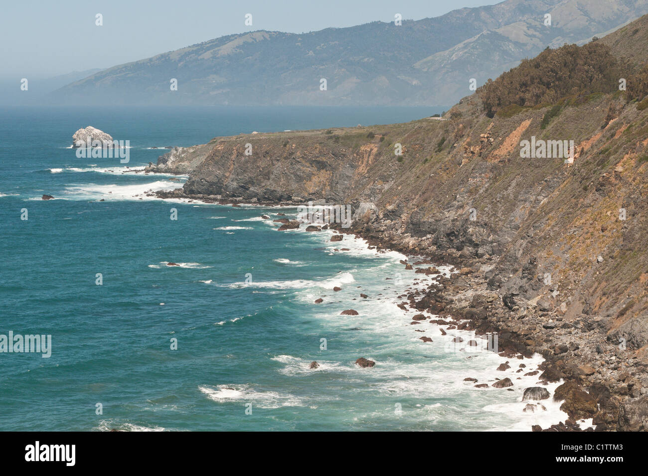 Big Sur, California. Coastline south of Monterey Stock Photo - Alamy