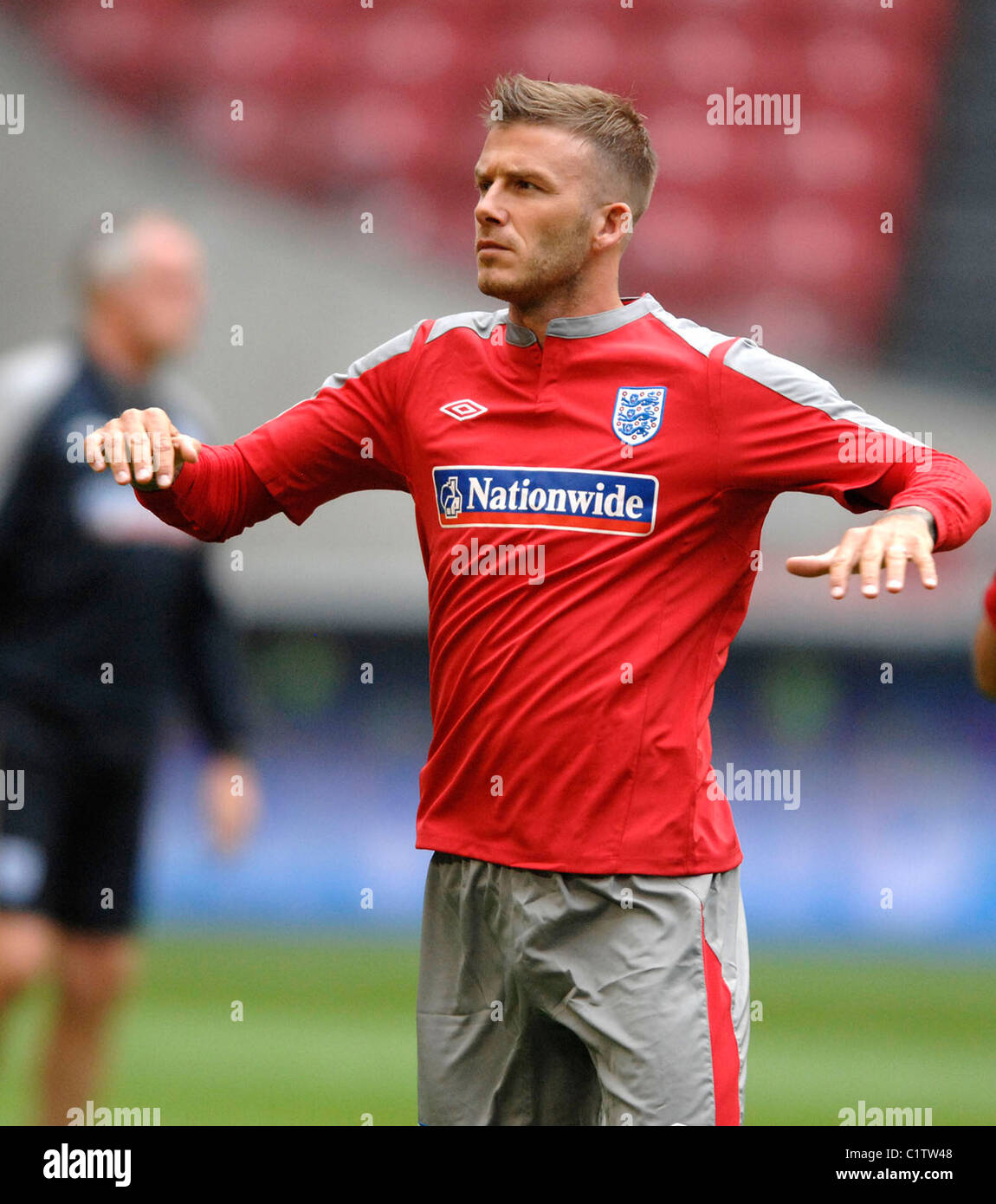 David Beckham Playing Soccer England