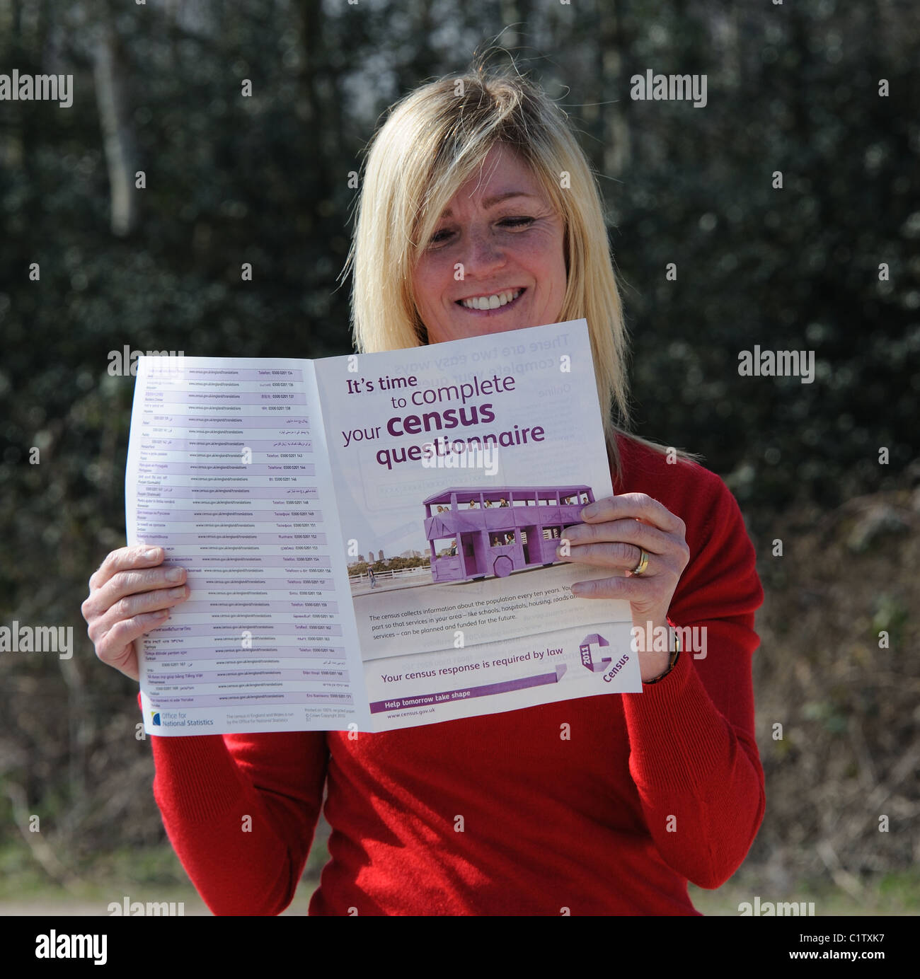 Completing forms hi-res stock photography and images - Alamy