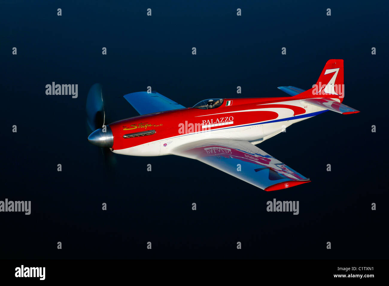 Strega, a highly modified North American P-51D Mustang used in ...