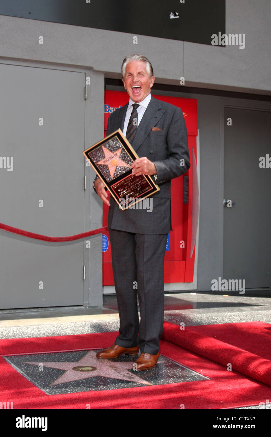 George Hamilton is honored on the Hollywood Walk Of Fame. Hollywood ...